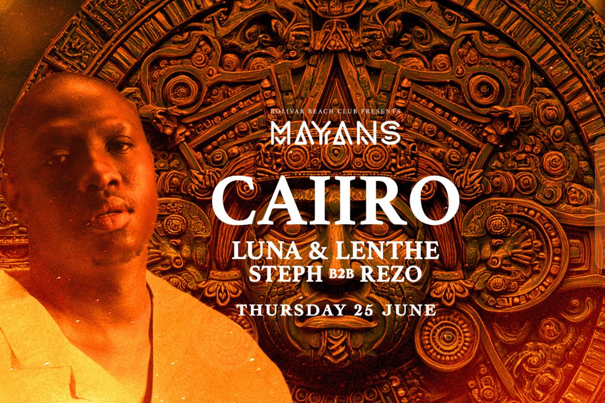 MAYANS & CAIIRO στο Bolivar Beach Club την Πέμπτη 25 Ιουνίου